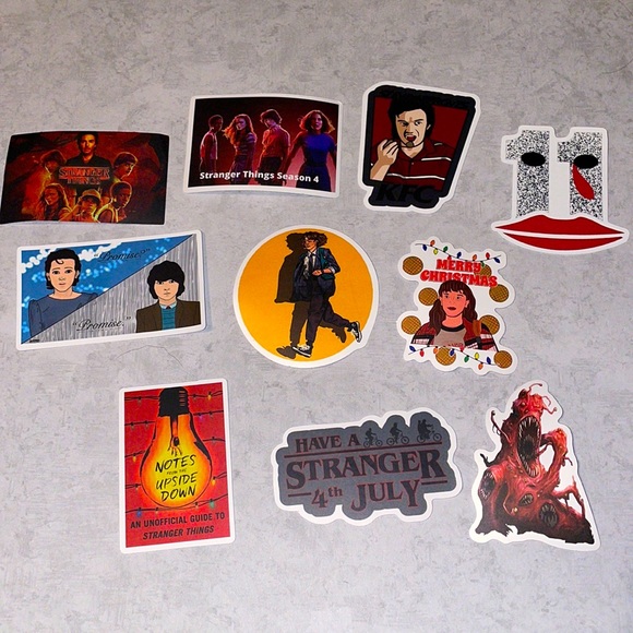Stranger Things | Design | Pc Stranger Things Sticker Pack Stickers 80s ...